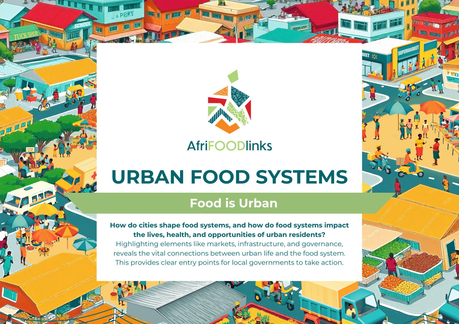 Food is Urban infographic factsheet - afrifoodlinks
